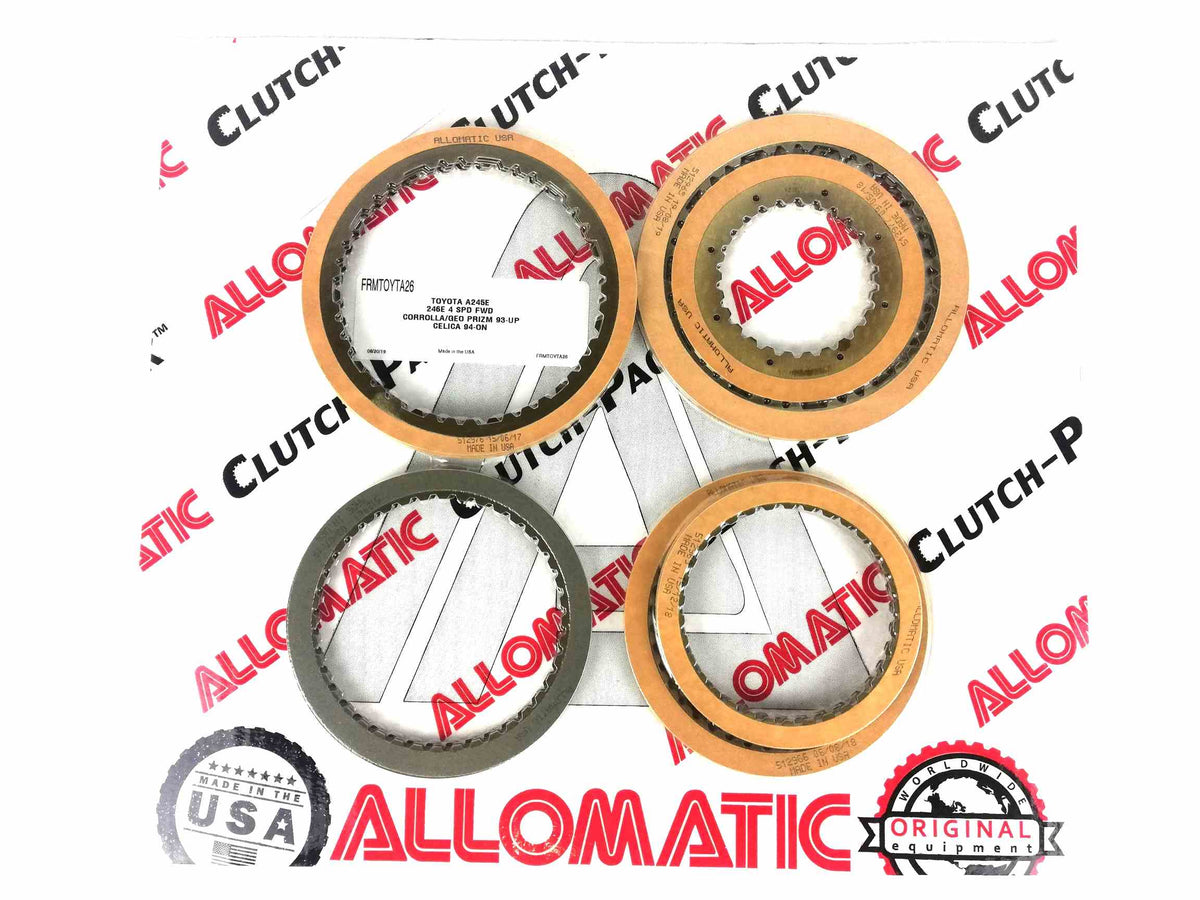Paquete de fricción Allomatic A245E A246E AW70-40LE — Sun Transmissions